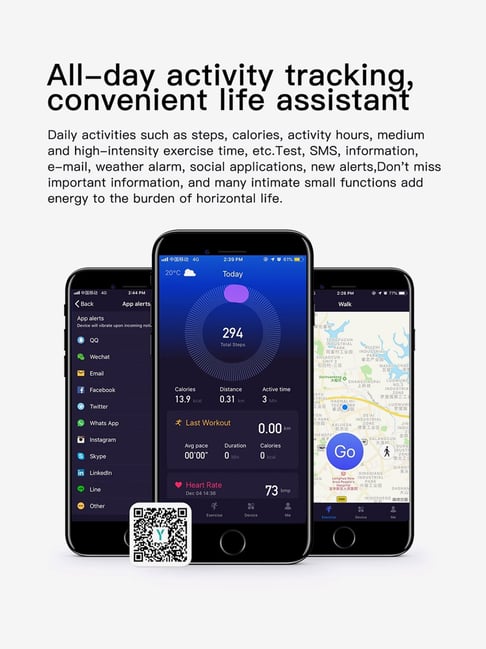Buy FitSpark Eclipse Smartwatch (Rose Gold/Pink) Online At Best Price ...