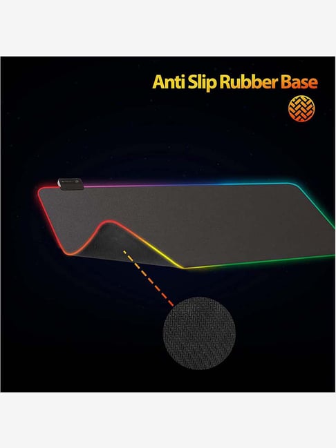 Buy Zebronics Zeb-Blaze XL RGB Gaming Mousepad (Black) Online At Best ...
