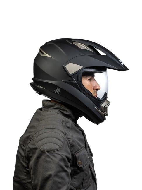 Buy Royal Enfield Explorer Full Face Helmet Matt Black XL Online At ...