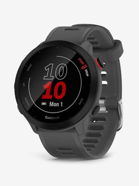 Buy Garmin Forerunner 55 Smartwatch (Grey) Online At Best Price @ Tata CLiQ