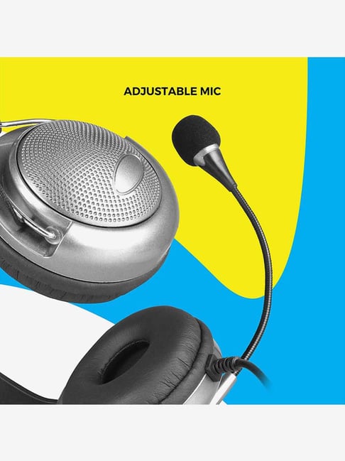 Buy Zebronics Zeb-Supreme USB Wired On-Ear Headphone with Mic Online At ...