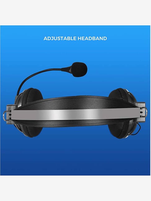 Buy Zebronics Zeb-Supreme USB Wired On-Ear Headphone with Mic Online At ...