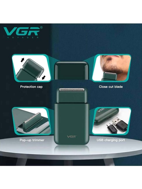 Buy VGR V-390 Rechargeable Cordless Electric Ultra Thin Shaver Online ...