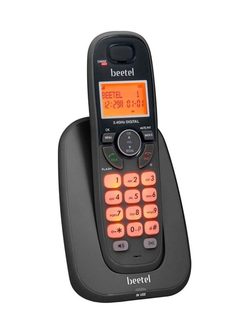 Buy Beetel X70 Cordless Landline Phone (Black) Online At Best Price ...