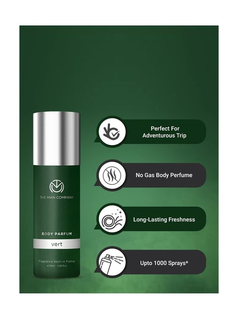 Buy The Man Company Non Gas Body Perfume for Men Vert - 120 ml Online ...