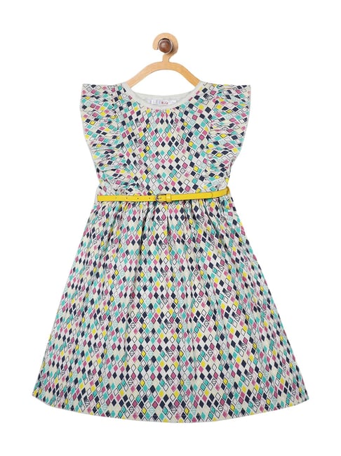 Elle Kids Multicolor Cotton Printed Dress - jasonashford.com