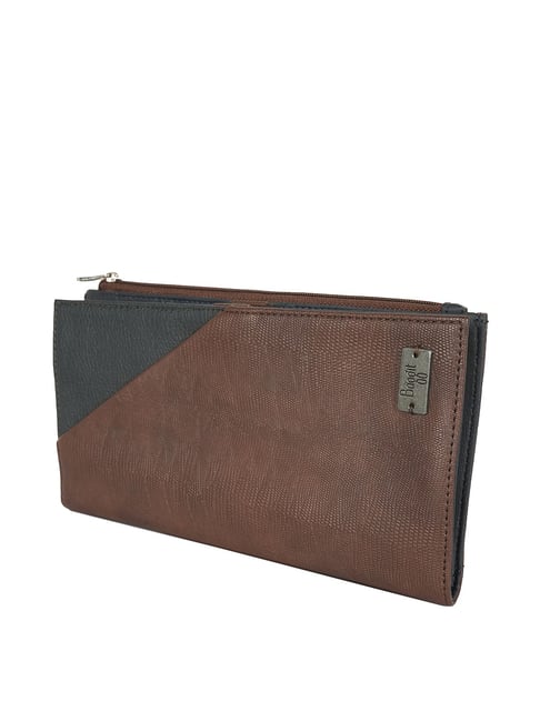 Buy Baggit Gpp Jeren Tizzy Brown Solid Small Passport Holder Online At ...
