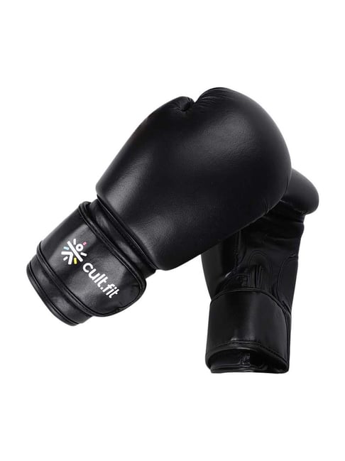 Cultsports Black Cult.fit Boxing Gloves (8Oz)