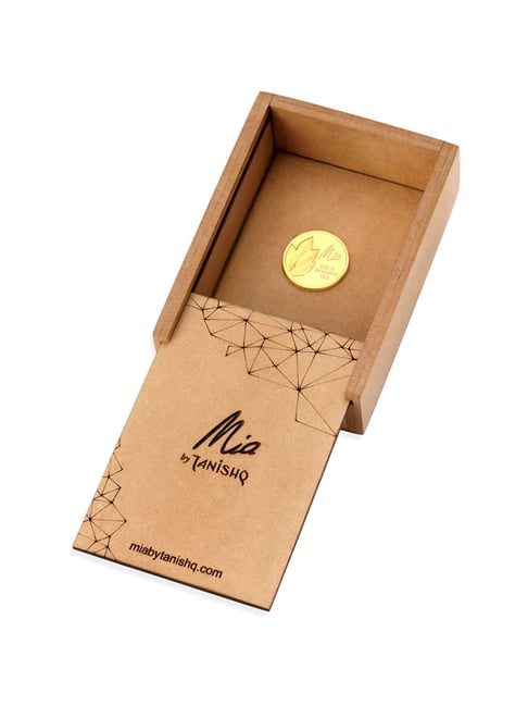 Buy Mia by Tanishq Mango Leaf 24k (999) 10gm Gold Coin Online At Best ...