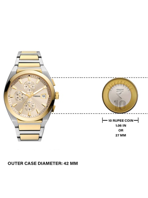 Buy Fossil FS5796 Everett Analog Watch for Men at Best Price @ Tata CLiQ