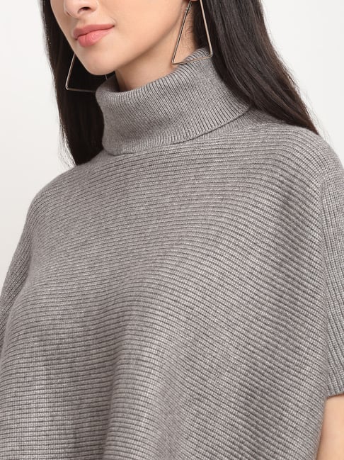 Buy Global Republic Grey Poncho for Women's Online @ Tata CLiQ