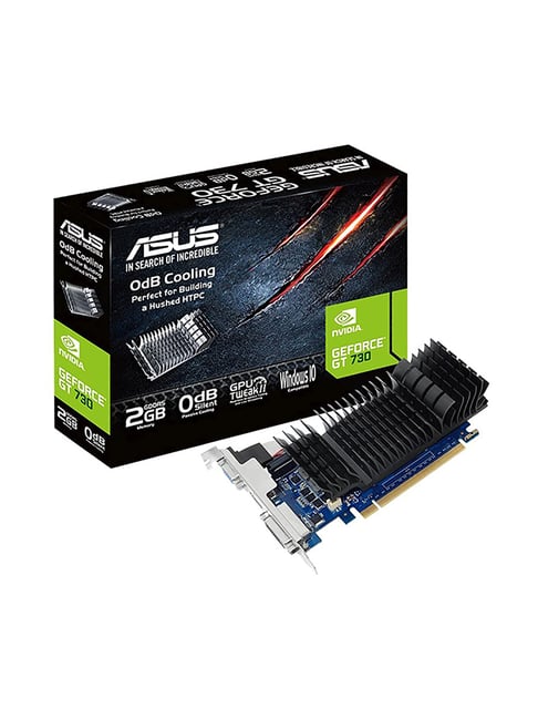 Asus GT730-SL-2GD5-BRK 2 GB 5010 MHz NVIDIA Graphic Card (Black ...