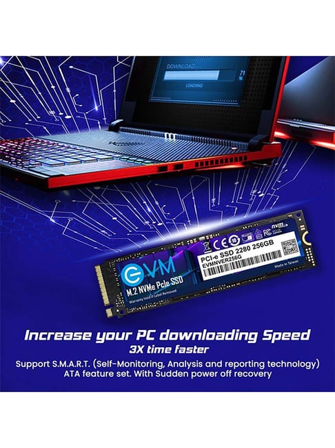 Buy EVM EVMNV/256GB 256 GB M.2 PCIe NVMe Internal SSD Online At Best Price @ Tata CLiQ