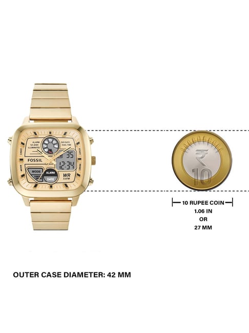 Buy Fossil FS5889 Retro Analog-Digital Watch for Men at Best Price ...