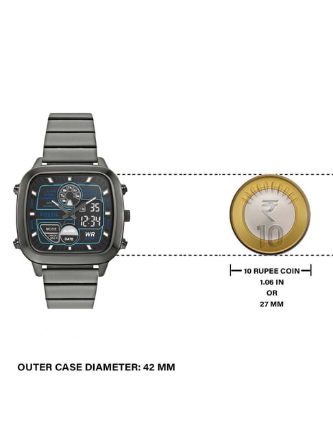 Buy Fossil FS5892 Retro Analog-Digital Watch for Men at Best Price ...