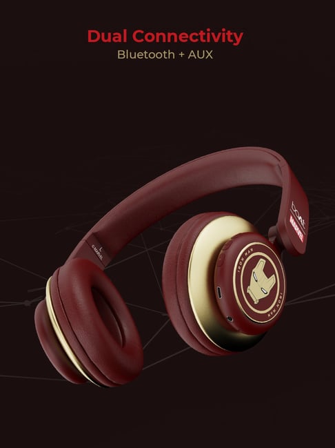 Buy boAt Rockerz 450 T Marvel Edition Headphone (Stark Red) Online At ...