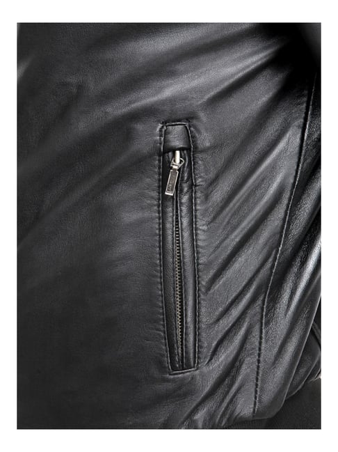 Teakwood Leathers Jackets for Men in Black