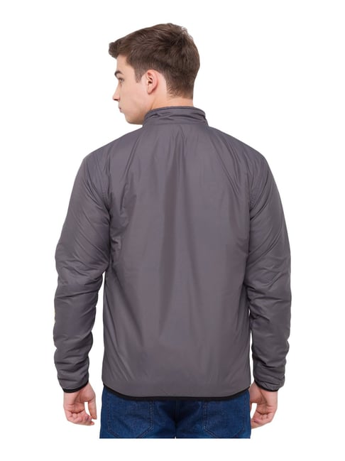 Buy Being Human Charcoal & Blue Regular Fit Reversible Jacket for Mens ...