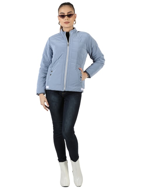 Buy Monte Carlo Blue Regular Fit Jacket for Women Online @ Tata CLiQ