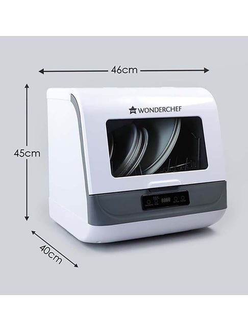 Buy Wonderchef 9L 1250W CounterTop Dishwasher White Online At Best Price Tata CLiQ