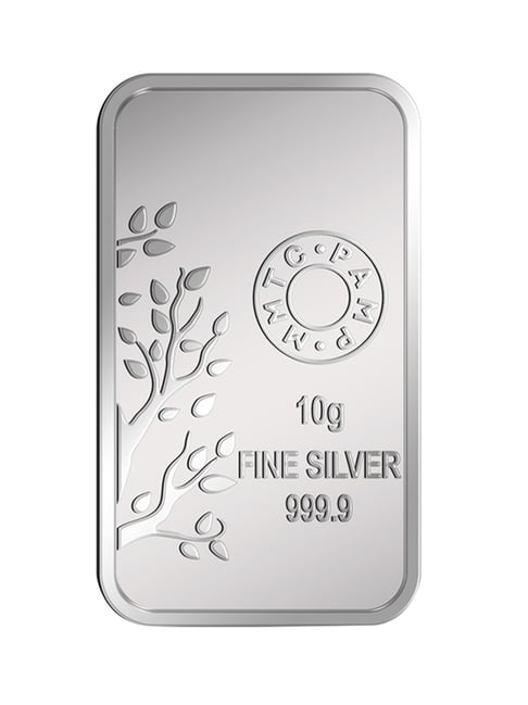Buy MMTC-PAMP Banyan Tree 999.9 10gm Silver Bar Online At Best Price ...