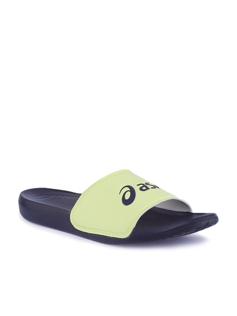 Buy Asics Men's AS003 Yellow Casual Slides for Men at Best Price @ Tata ...