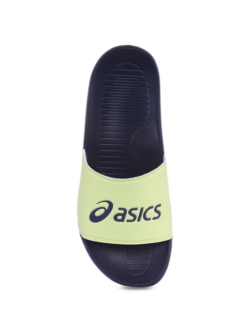 Buy Asics Men's AS003 Yellow Casual Slides for Men at Best Price @ Tata ...
