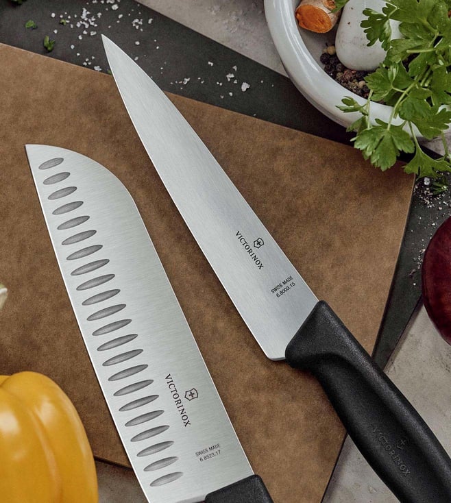 Buy Victorinox Black Swiss Classic Carving Knife (37.5 cm) Online ...