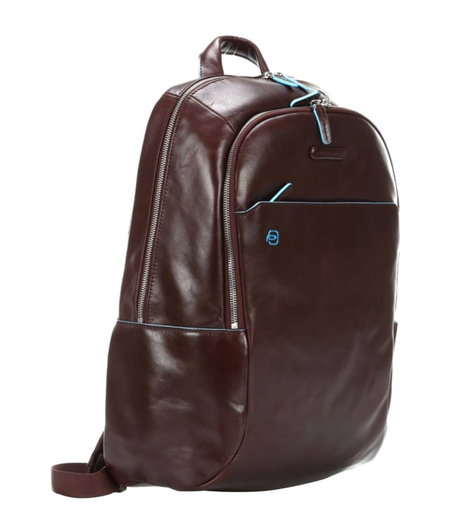 Buy Piquadro Brown Large Backpack By Blue Square Collection Online ...