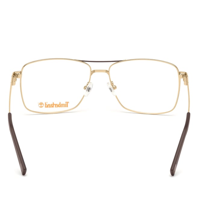 Buy Timberland Gold Square Eye Frames for Men Online @ Tata CLiQ Luxury