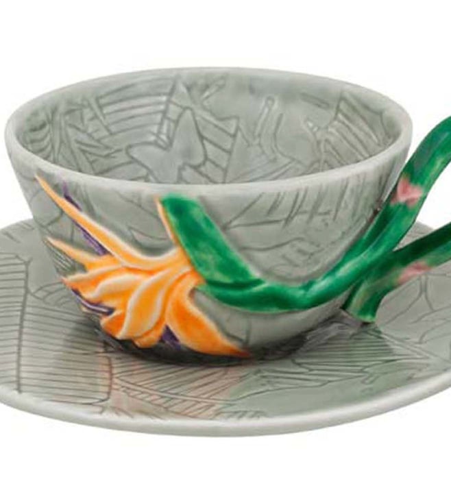 Buy Bordallo Pinheiro 6-Piece Tea Cup & Saucer Set Online @ Tata CLiQ ...