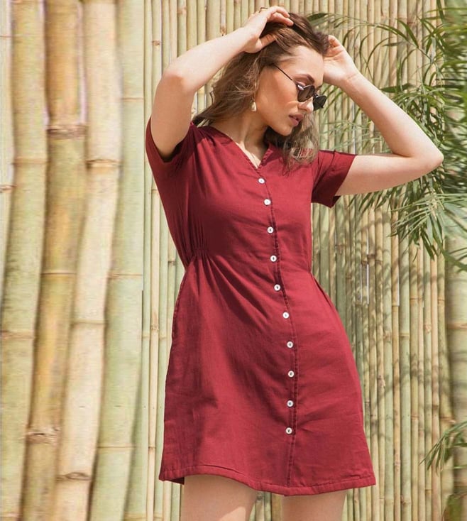 Buy Vajor Gleaming Fire Dress for Women Online @ Tata CLiQ Luxury