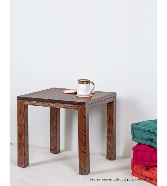 Buy Fabindia Brown Wood Coffee Table at Best Price @ Tata CLiQ