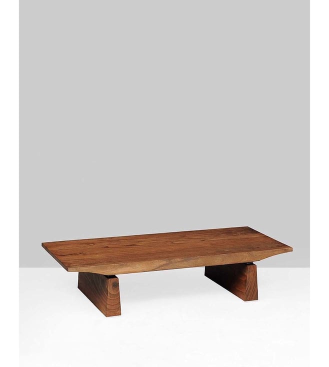 Buy Fabindia Brown Wood Coffee Table at Best Price @ Tata CLiQ