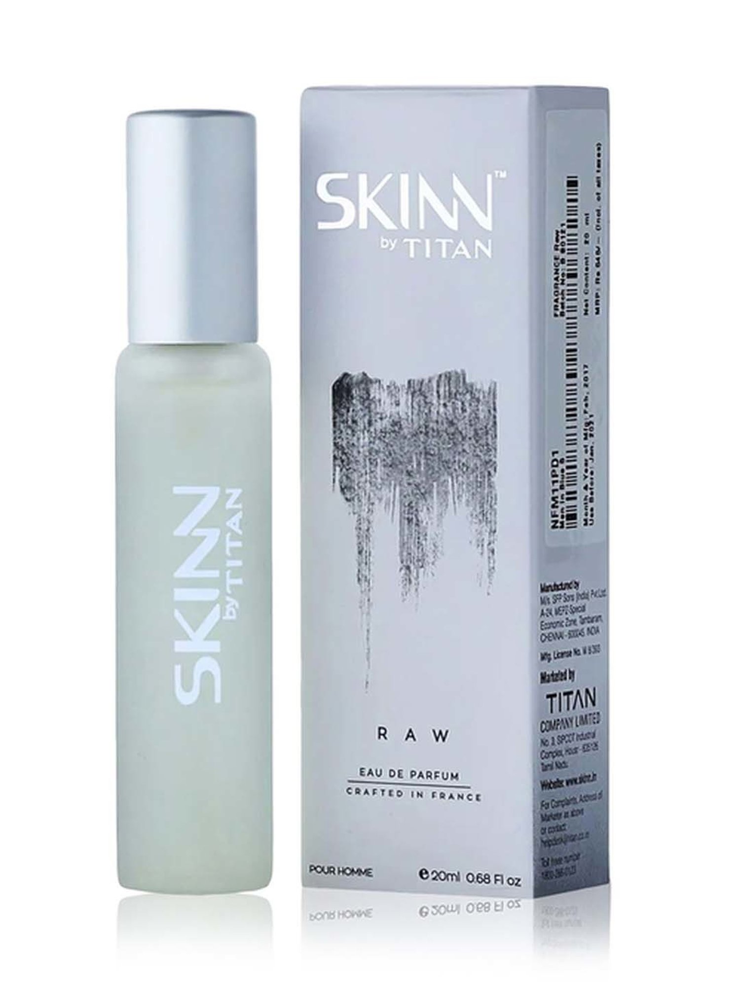 Skinn by Titan Raw Eau de Parfum for Men - 20 ml