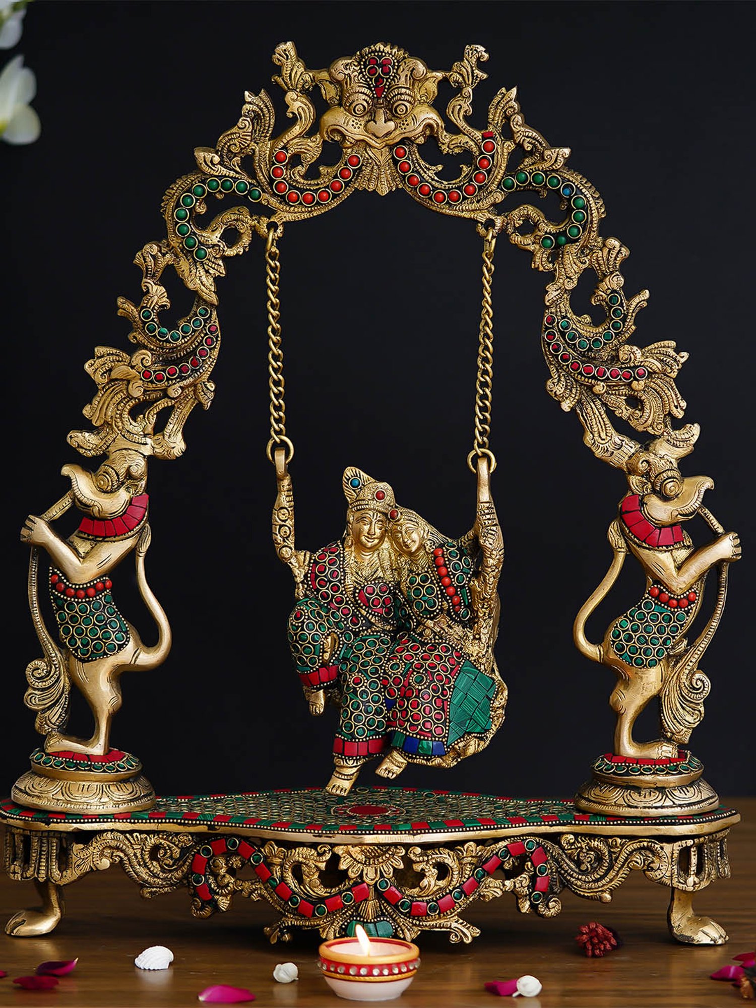 Radharc Taobh Eilifint Indiach Turas Oidhreachta I Srí Lanca