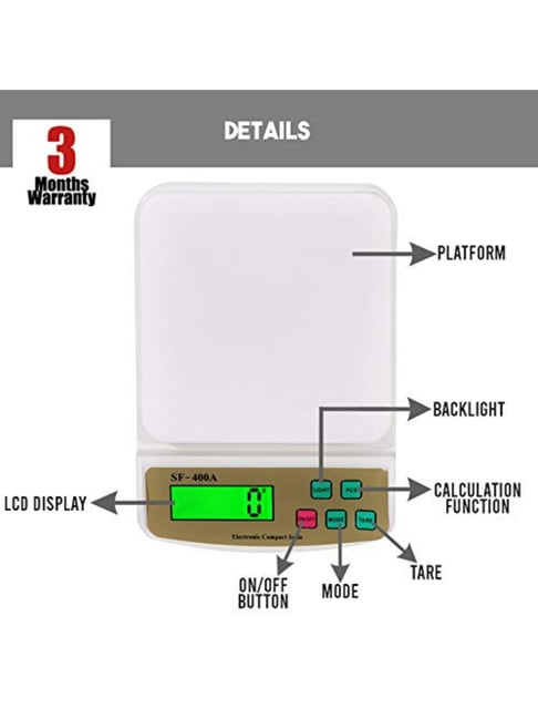 Buy MCP SF 400A Digital Multi-Purpose Kitchen Weighing Scale Online At ...