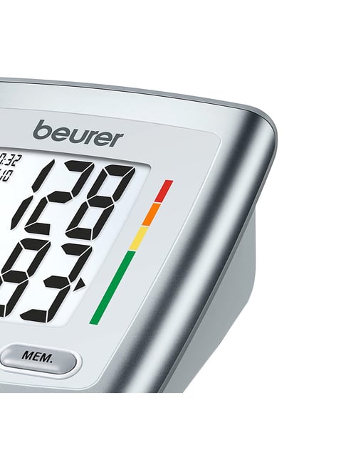 Buy Beurer BM 35 Automatic Upper Arm Blood Pressure Monitor(Silver ...