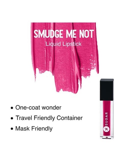 Buy SUGAR Cosmetics Liquid Mini Lipstick 07 Rethink Pink - 1.1 ml ...