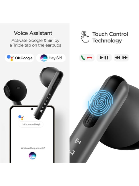 Buy Boult Audio AirBass XPods TWS Earbuds with 20H Playtime- Black ...
