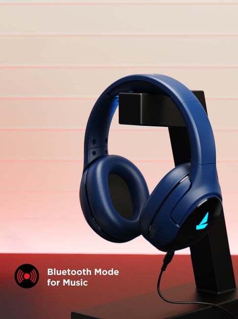 Buy boAt Immortal 1300 Bluetooth RBG Over Ear Gaming Headphone Online ...