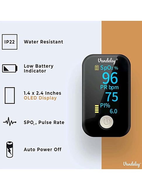 Buy Vandelay AOJ-70A Fingertip Pulse Oximeter (White) Online At Best ...