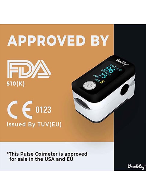 Buy Vandelay AOJ-70A Fingertip Pulse Oximeter (White) Online At Best ...