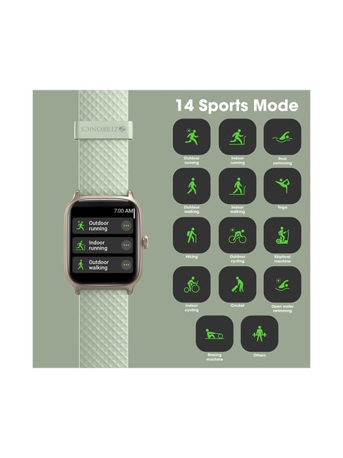 Buy Zebronics Zeb-FIT Me Smartwatch (Sea Green) Online At Best Price ...