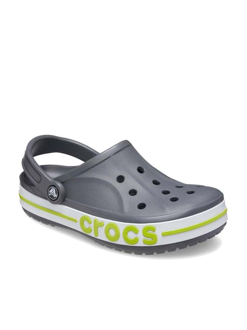 Buy Crocs Men's Bayaband Slate Grey Back Strap Clogs for Men at Best ...