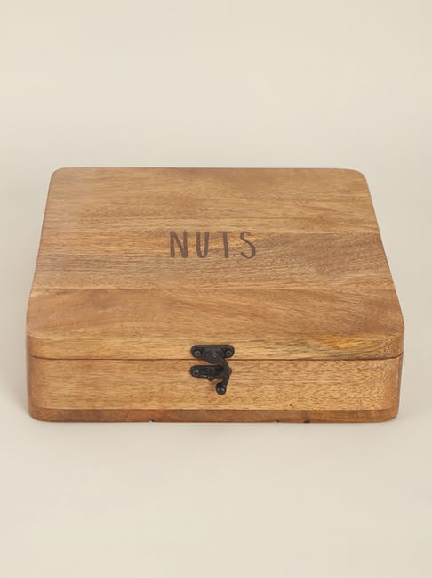 Buy Westside Home Wooden Brown Nut Box Online at best price at TataCLiQ