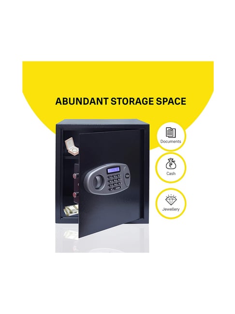 Buy Yale Standard X-Large Electronic Safe Locker - Black Online At Best ...
