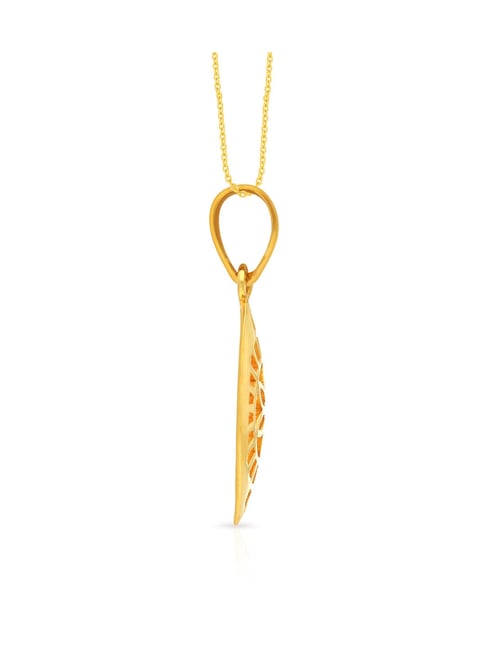 Buy Malabar Gold and Diamonds 22k Gold Pendant without Chain Online At ...