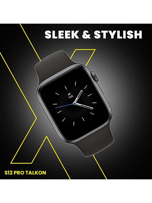 Buy FLiX S12 Pro Talkon Bluetooth Calling Smartwatch Online At Best ...