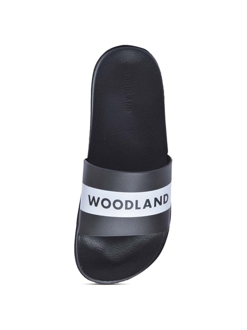 Buy Woodland Men's Black Slides for Men at Best Price @ Tata CLiQ